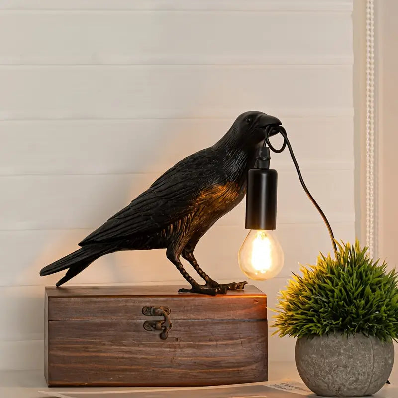 NNETM 1pc Gothic LED USB Crow Lamp - With Antique Metal Claw – NNE Living