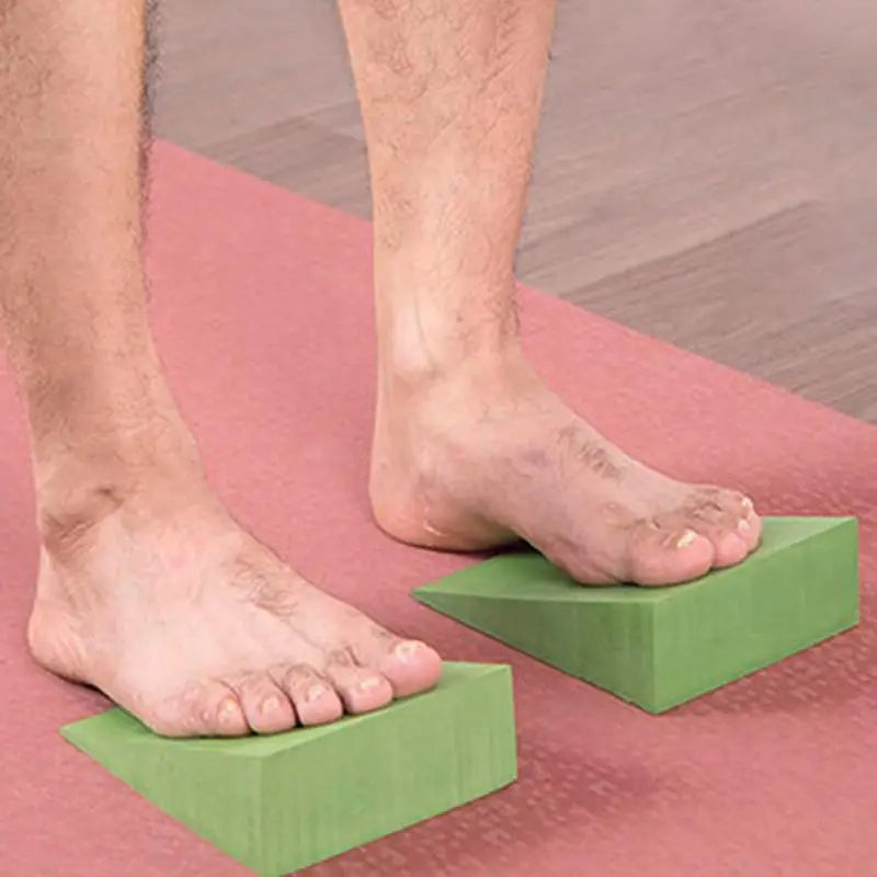 NNETM Yoga Foam Wedge Blocks Calf Raise Stretchers (Green) – NNE Living