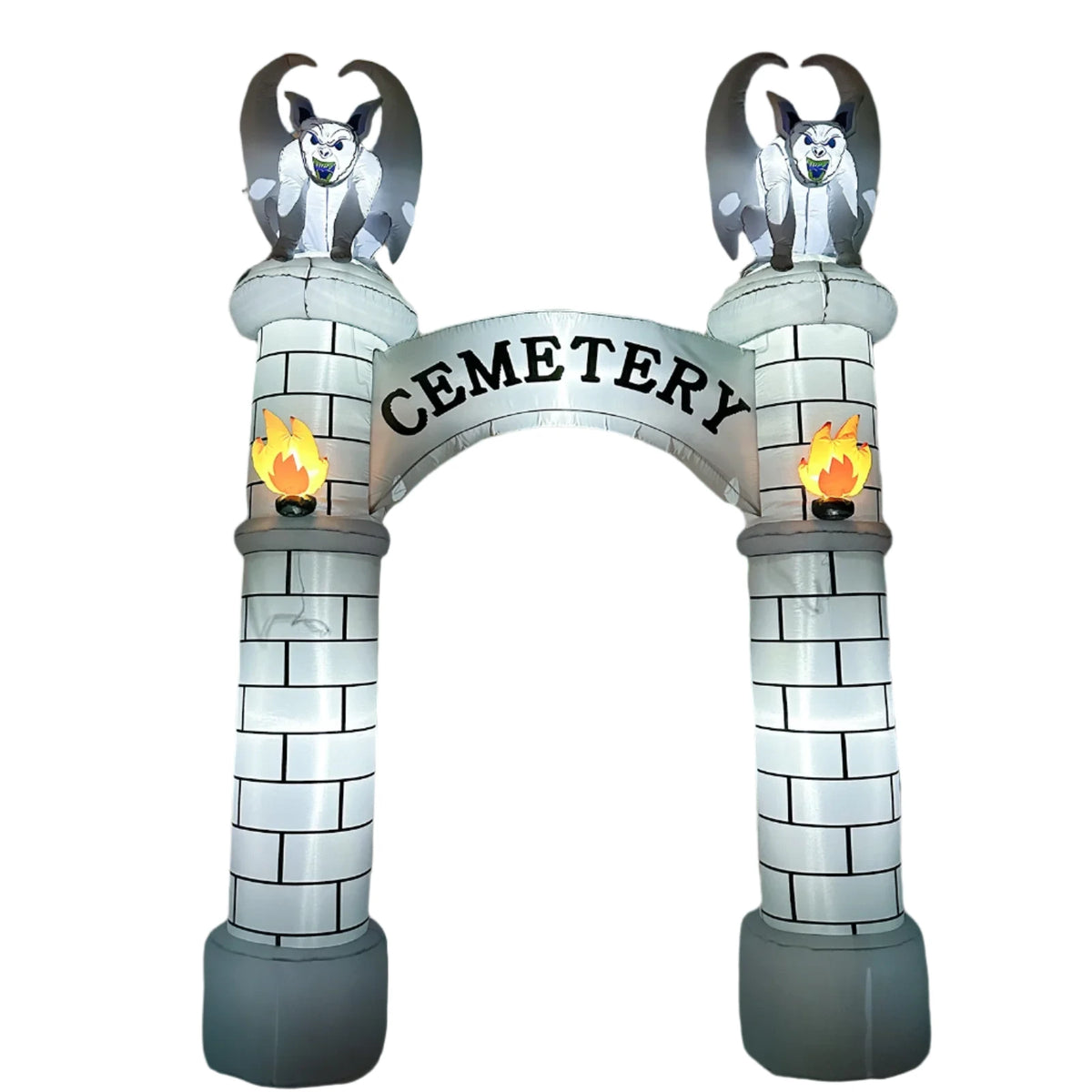 NNEOBA 10FT Halloween Castle Inflatable Archway with LED Lights – NNE ...