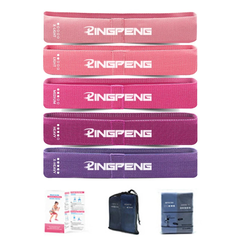 NNEOBA 5 Braided Resistance Bands Set for Glutes & Legs – NNE Living