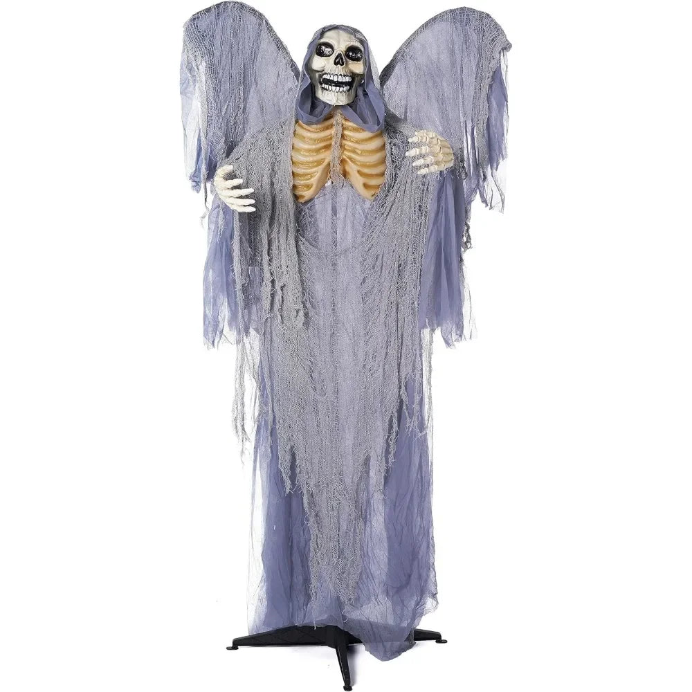 NNEOBA Life Size Grim Reaper Animatronic Halloween Decoration – NNE Living