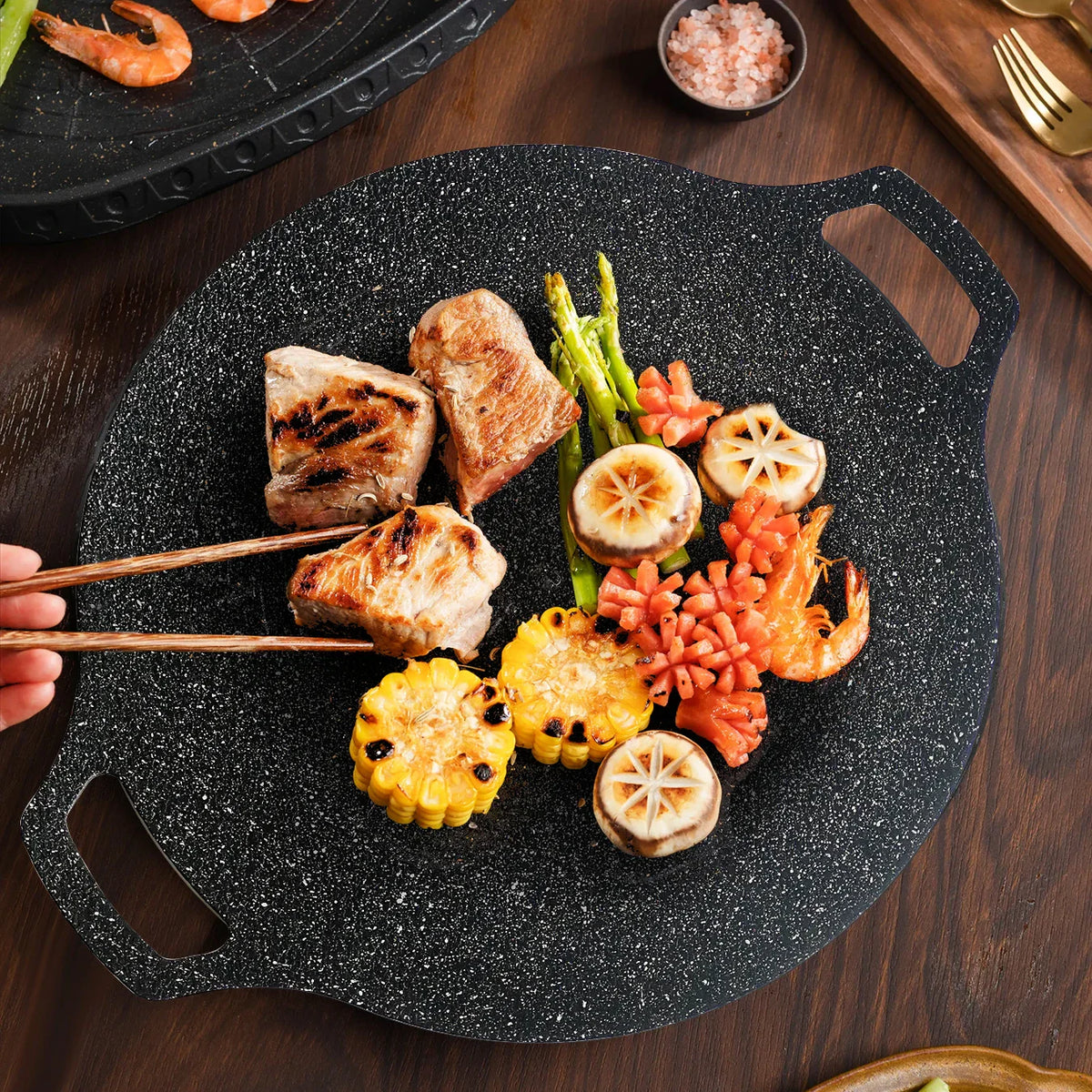 NNEOBA barbecue plate non-stick outdoor frying plate – NNE Living
