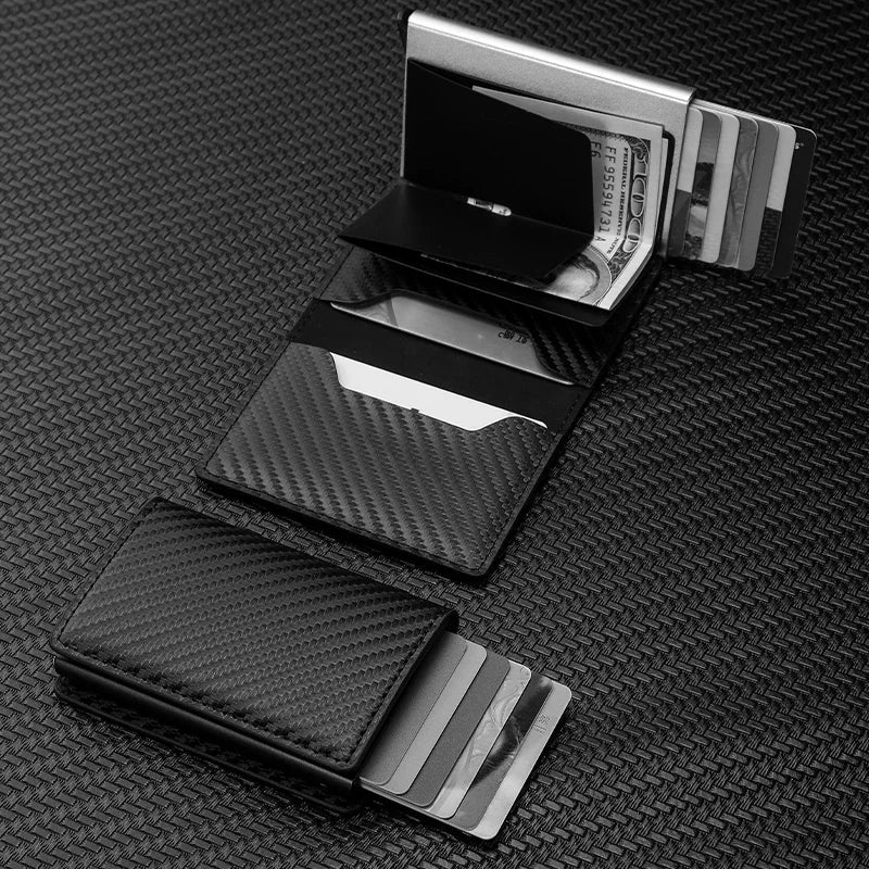 NNEOBA Carbon Fiber RFID Slim Wallet for Men – NNE Living