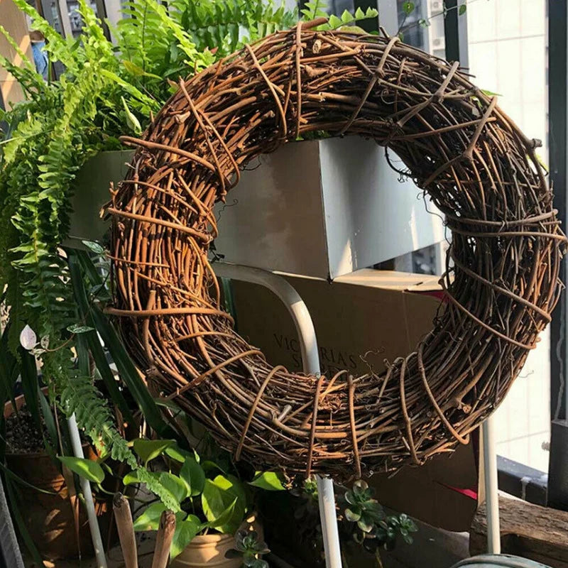 Christmas Rattan Wreath Ring Garland for Holiday Decor - NNEOBA – NNE ...