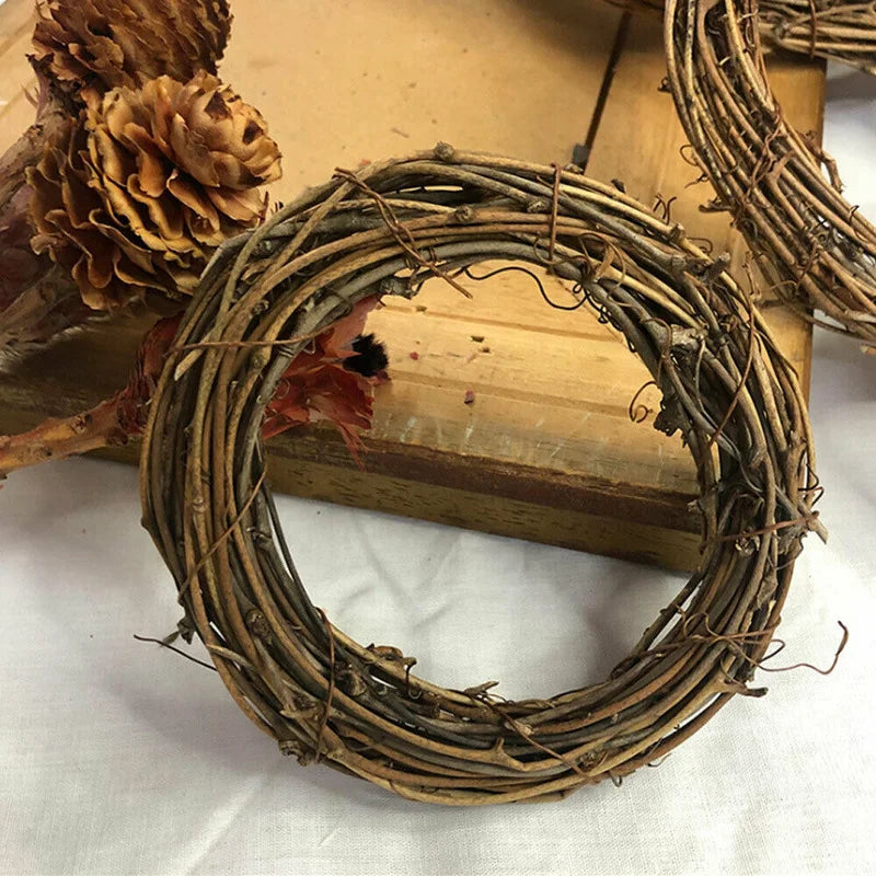 Christmas Rattan Wreath Ring Garland for Holiday Decor - NNEOBA – NNE ...