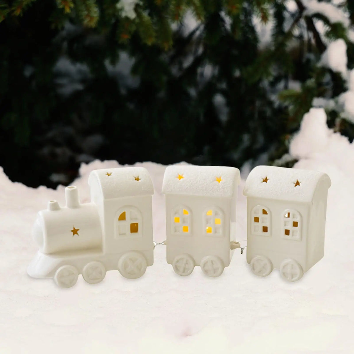 NNEOBA Lighted Christmas Train Decor – NNE Living