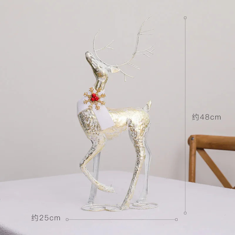 NNEOBA Wrought Iron Reindeer Christmas Ornament – NNE Living