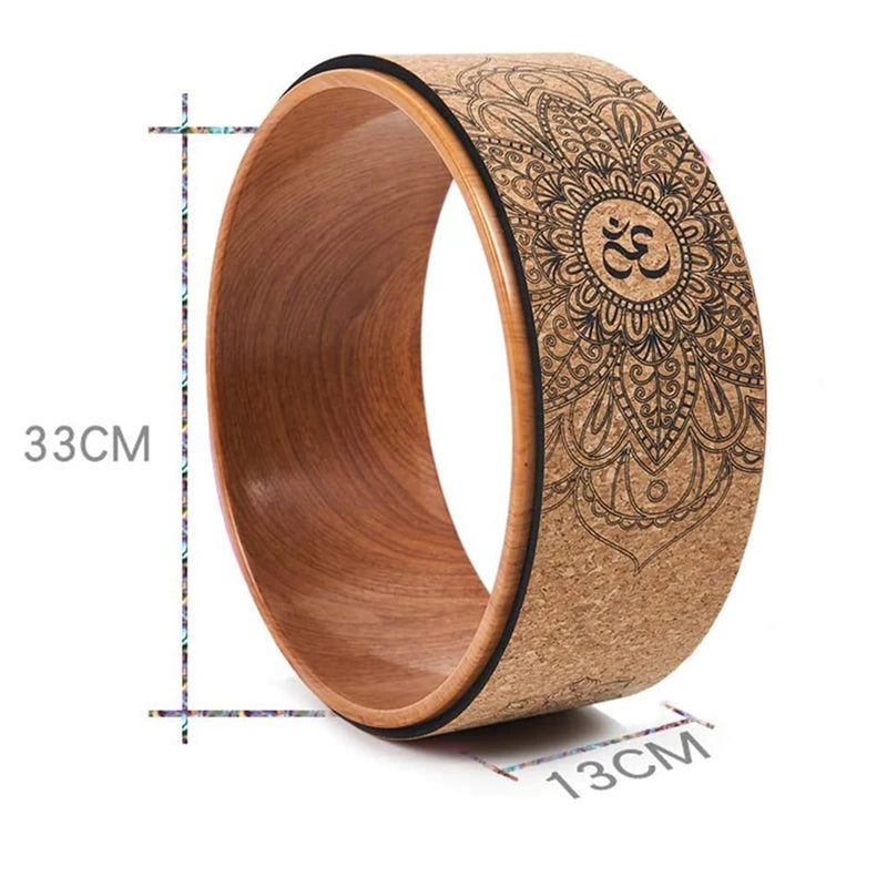 NNEOBA Cork Yoga Wheel with Mandala Print – NNE Living