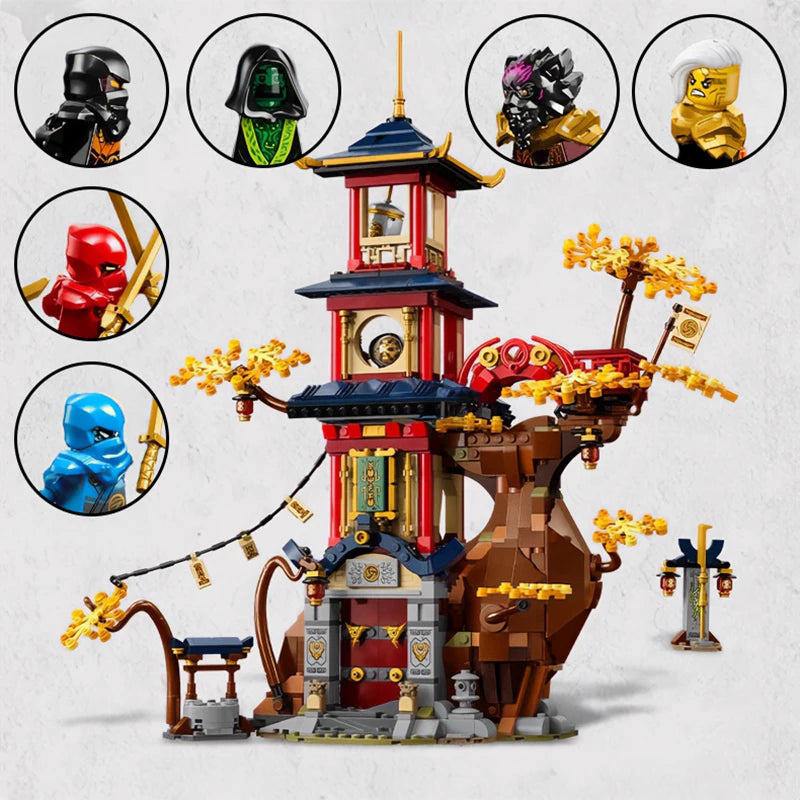 NNEOBA Dragon Energy Temple Building Blocks Model Set – NNE Living