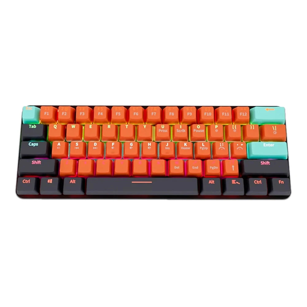 NNEOBA USB Mini Mechanical Gaming Keyboard 61 Key Red Switch – NNE Living