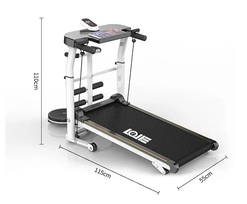 Treadmill Adjustable Silent Mechanical for Home Fitness - NNEOBA – NNE ...