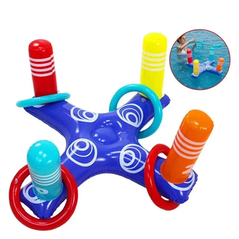 NNEOBA Inflatable Ring Toss Game Floating Pool Toys Set – NNE Living