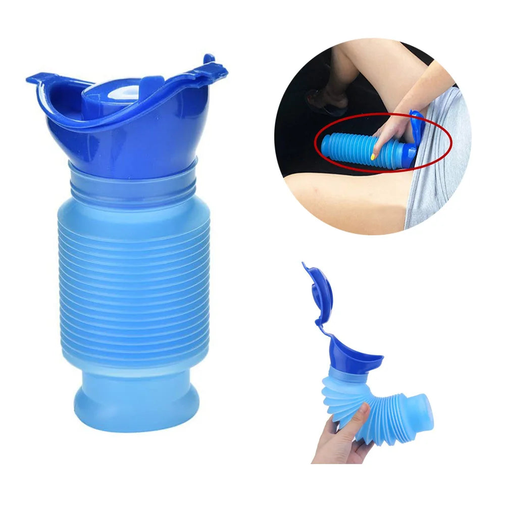 NNEOBA 750ml Adult Urinal Portable Shrinkable Personal Mobile Toilet ...