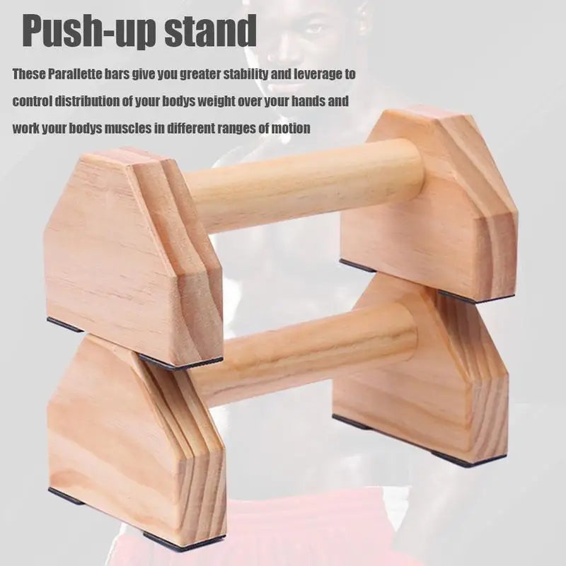 NNEOBA Push-up Stand Wood Pushup Bars Exercise – NNE Living