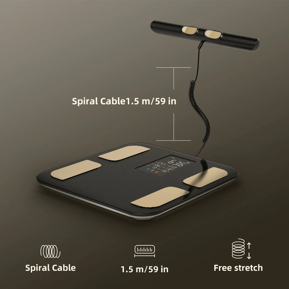 NNEOBA Smart Bioimpedance Scale with Hand Black – NNE Living