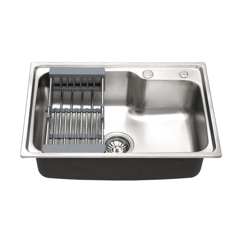NNEDSZ Cefito Kitchen Sink 61X43CM Stainless Steel Basin Single Bowl S ...