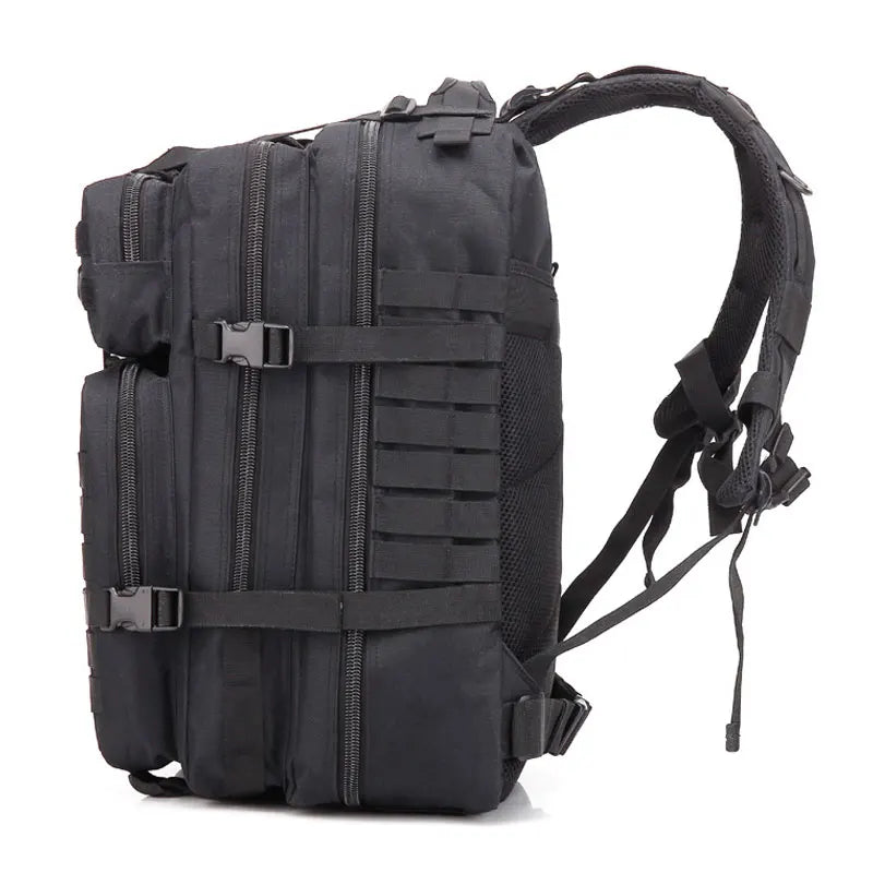 NNEOBA 45L Tactical Assault Backpack – Waterproof Outdoor Rucksack Bla ...