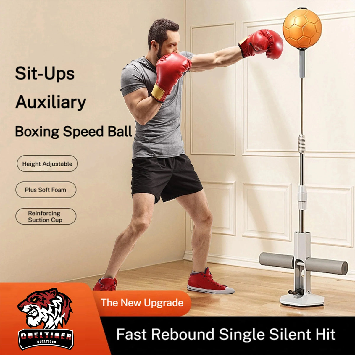 NNEOBA Boxing Speed Ball – Vertical Reflex Ball Training Equipment ...