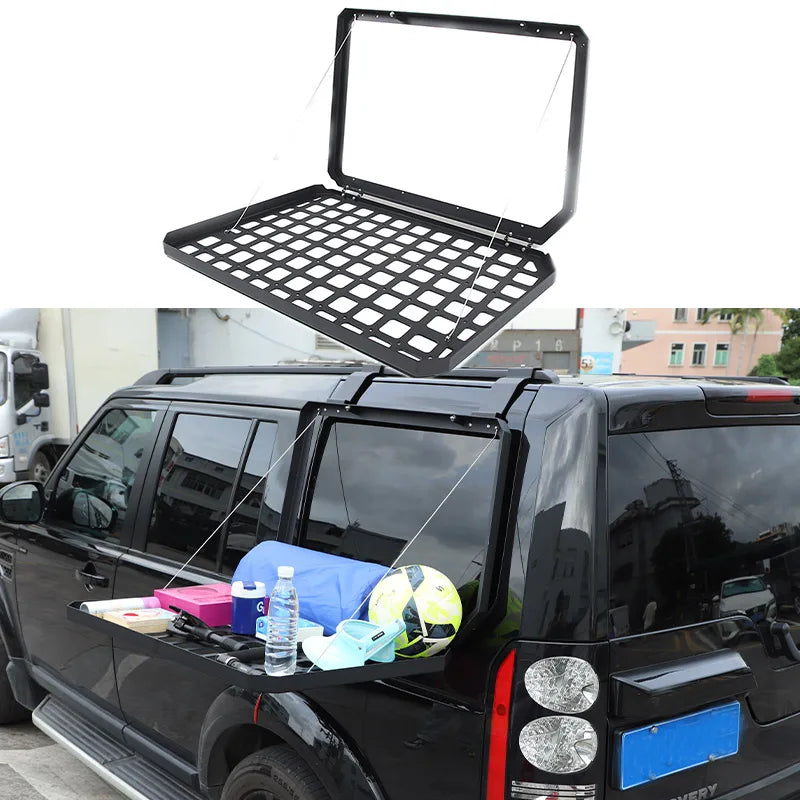 NNEOBA Rear Window Glass Armor Shelf Storage Rack for Land Rover Disco ...