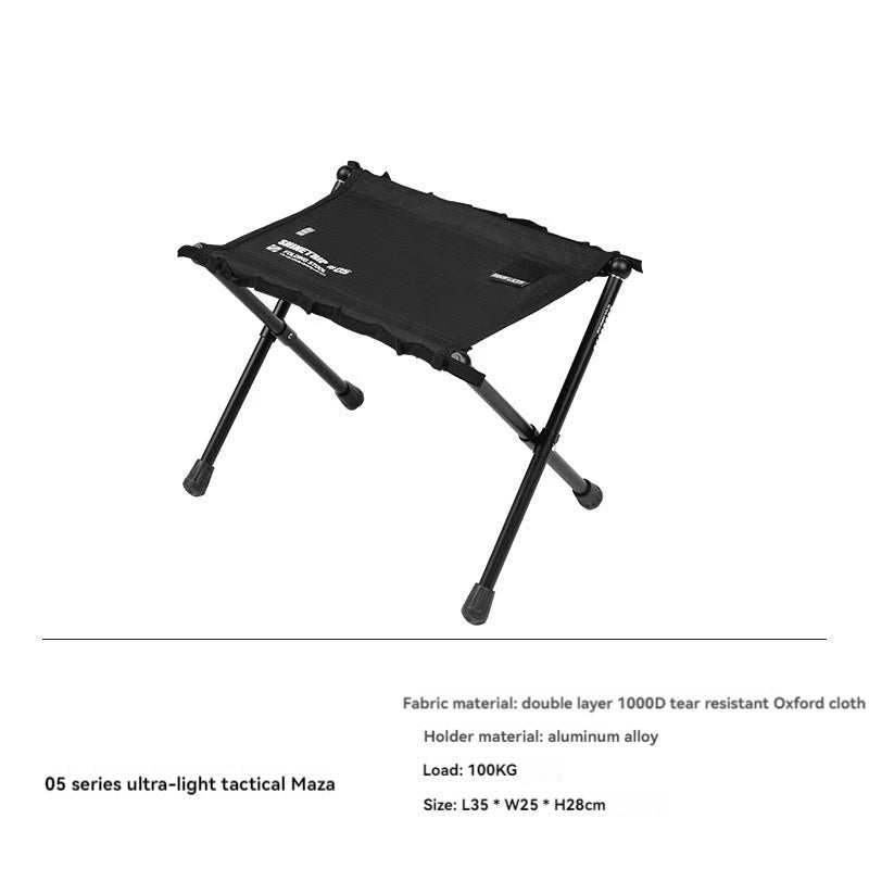 NNEOBA Ultra-Light Folding Camping Stool Black – NNE Living