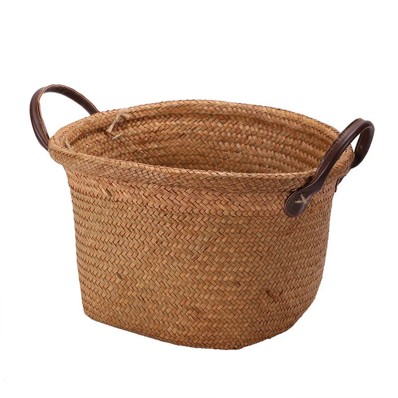 NNEOBA Foldable Seagrass Wicker Basket – NNE Living
