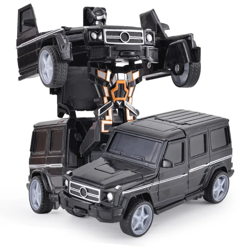 NNEOBA Shape-Shifting Toy Car Robot Puzzle (Black) – NNE Living