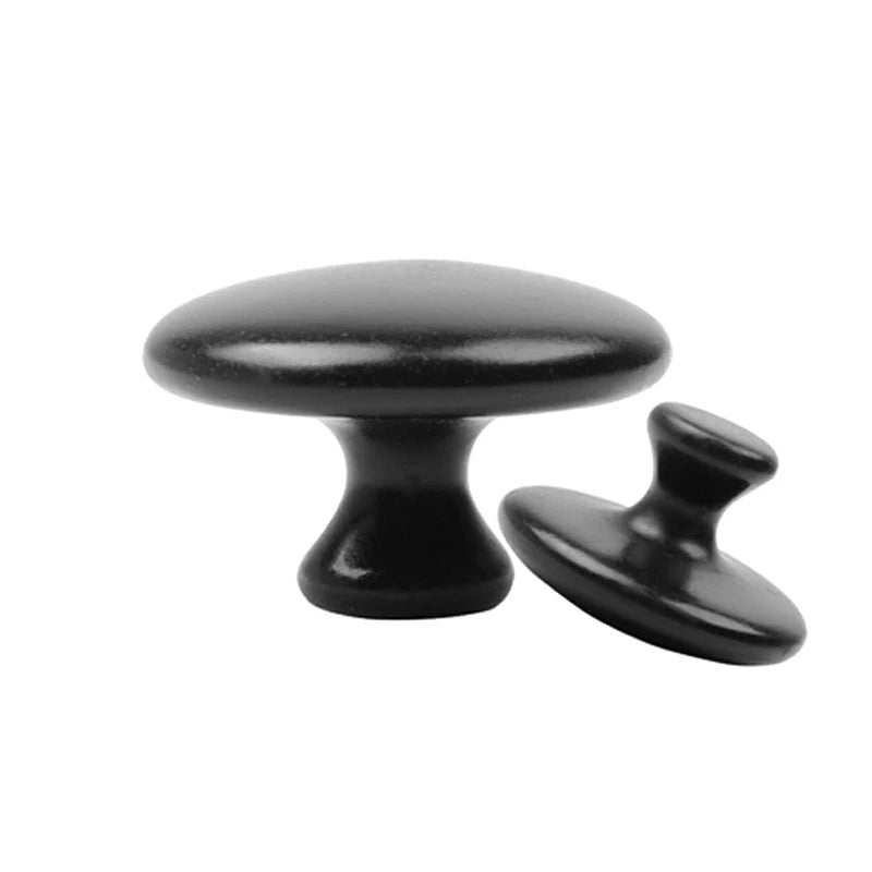 NNEOBA Smooth Lava Basalt Massage Stone Hot & Cold Therapy 4pcs Black ...