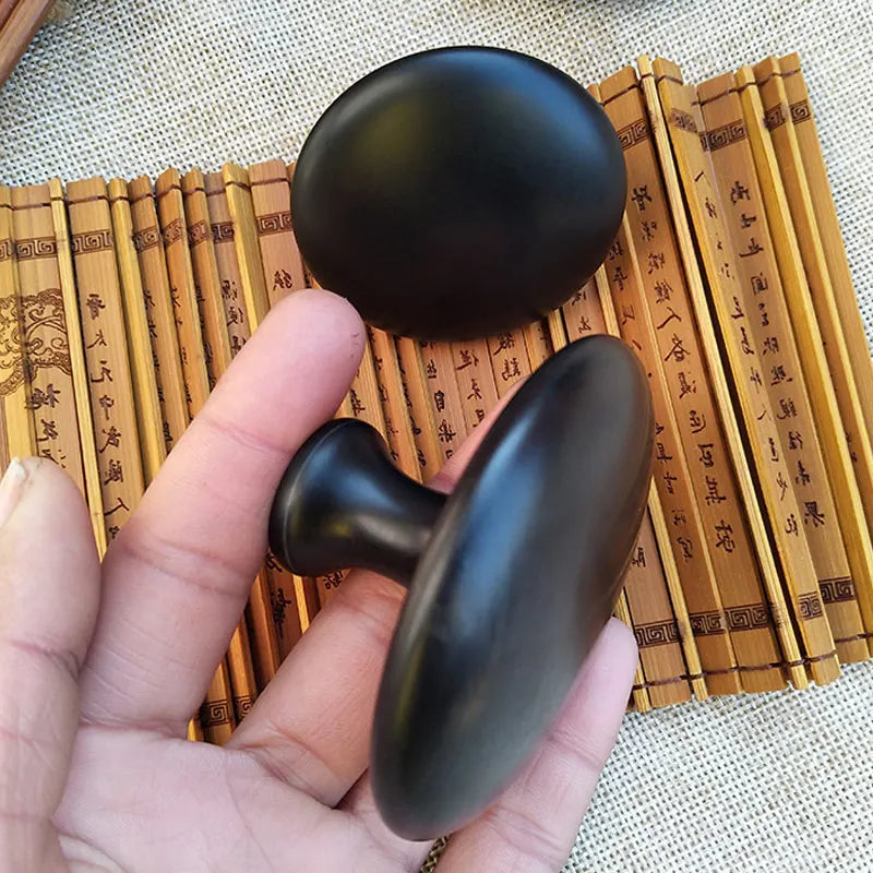 NNEOBA Smooth Lava Basalt Massage Stone Hot & Cold Therapy 4pcs Black ...
