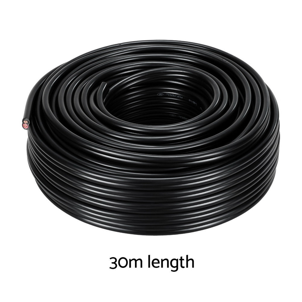 NNEDSZ 8B&S 30M Twin Core Wire Electrical Cable Extension Car 450V 2 S ...