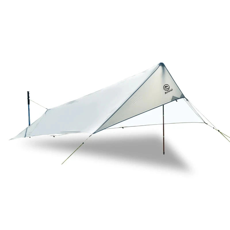 NNEOBA Ultra-Light Waterproof Camping Rainfly Tent Tarp Canopy (White ...