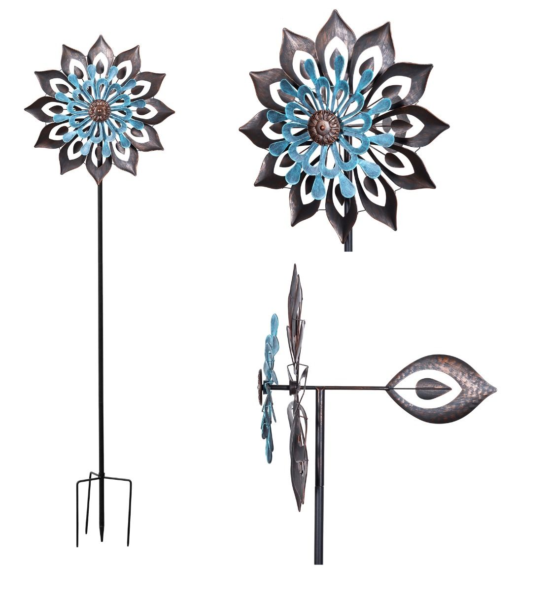 NNEDSZ Iris flower Wind spinner – NNE Living