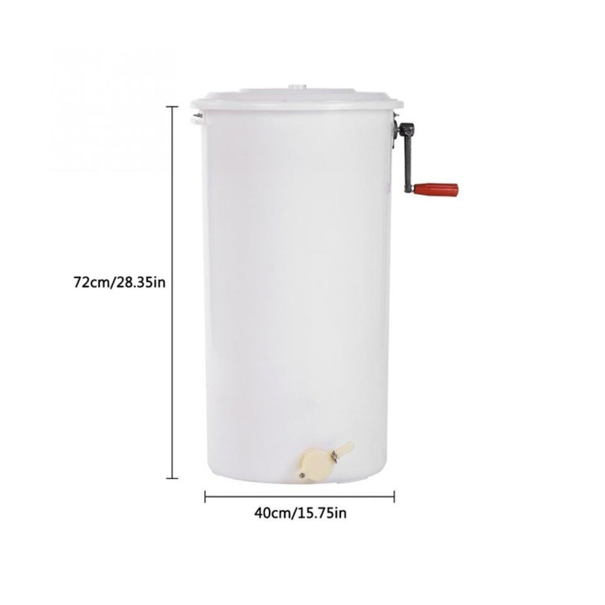 2 Frame Honey Extractor Plastic Two Manual Spinner Crank Honey Bee Bee ...