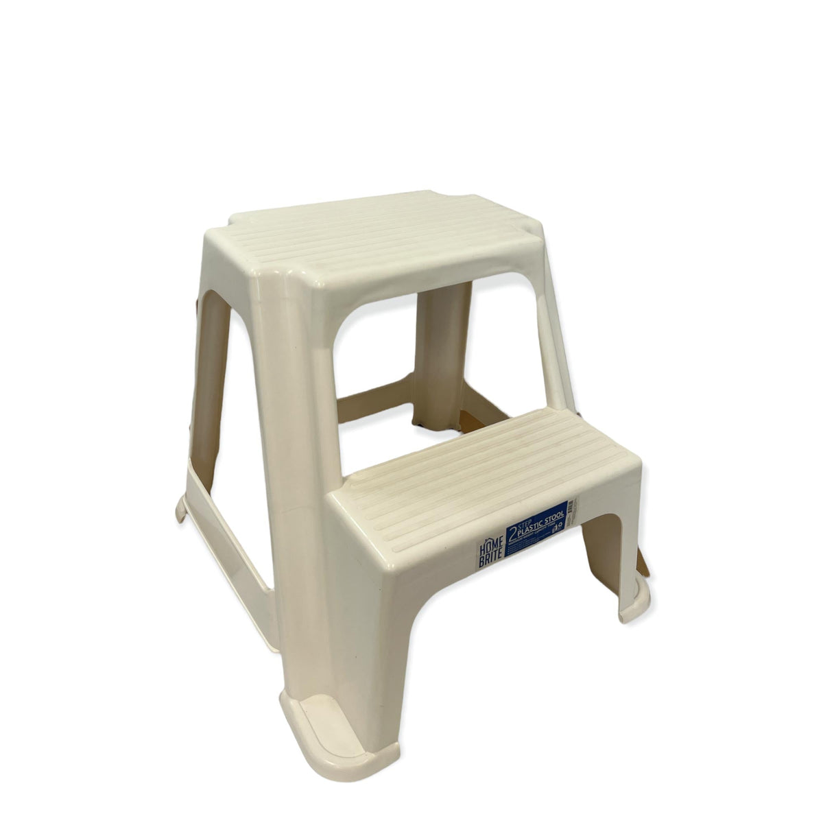 NNEDSZ Large Two Step Stool 41cm White Plastic Foot Stairs Step Ladder ...