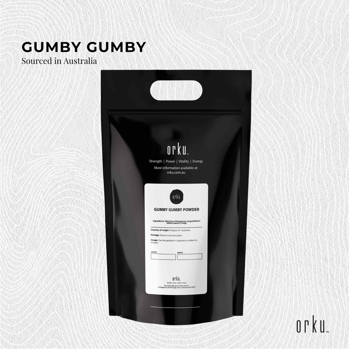 NNEDSZ 10Kg Gumby Gumby Pure Powder - Gumbi Aboriginal Plant Pittospor ...