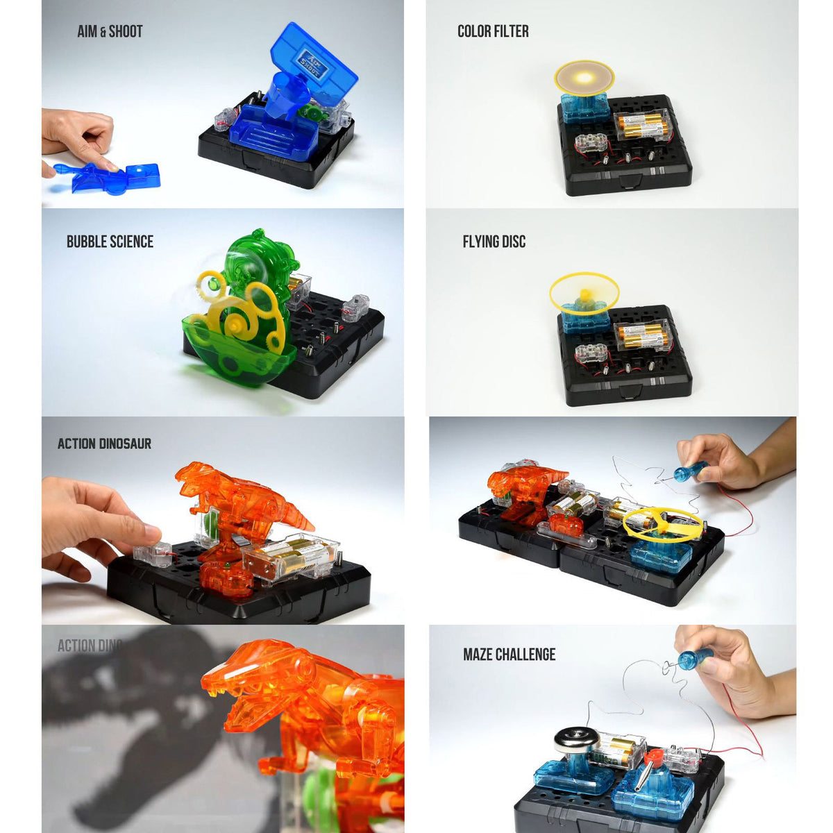 NNEDSZ Connex 125 Scientific Challenge Set STEM Toy Build Your Own Lea ...