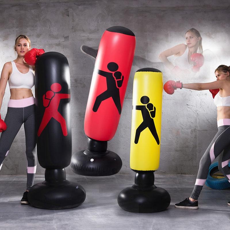 NNEDSZ Vertical Inflatable Non-Tumbler Boxing Column - 160Cm Height ...