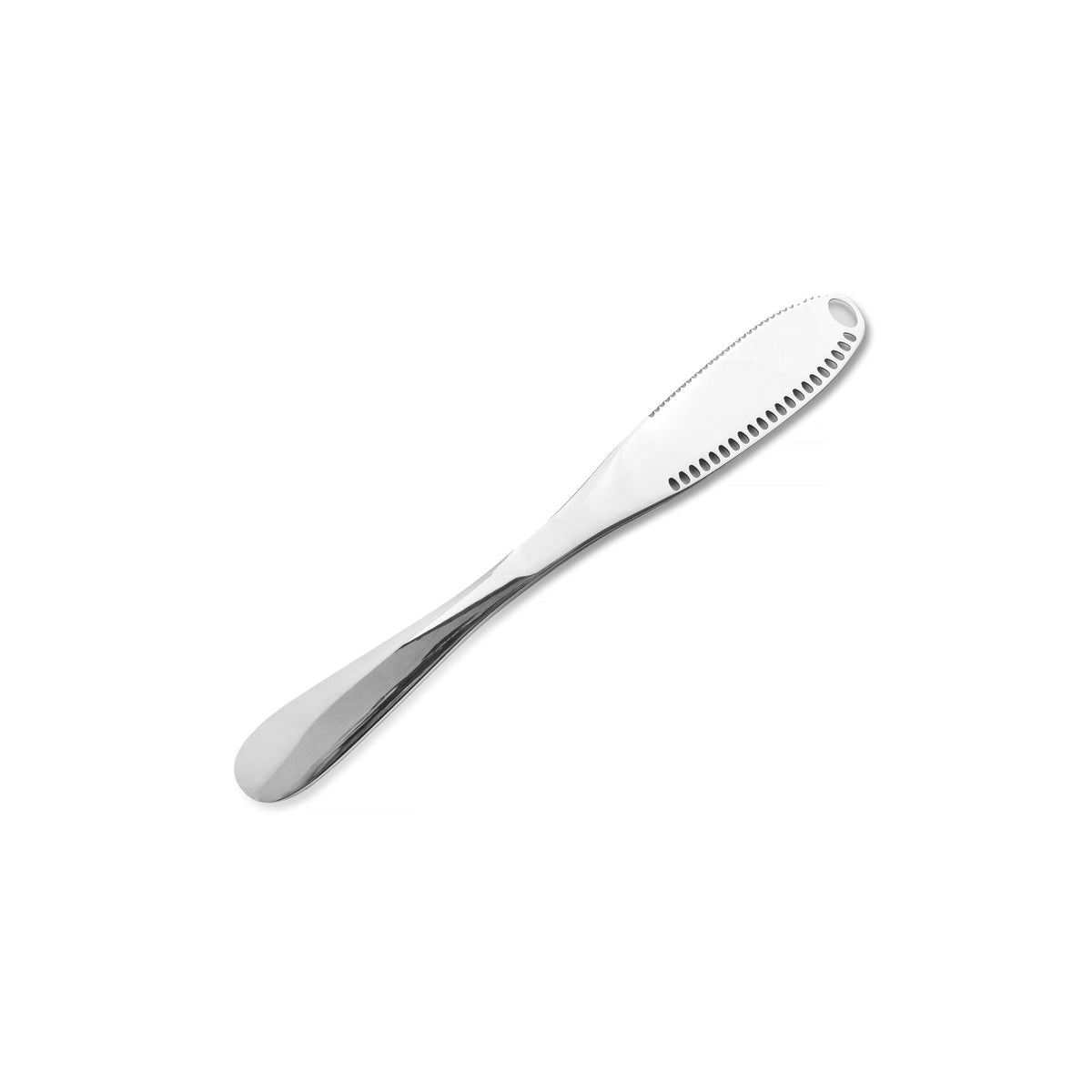 NNEDSZ Brilliant Stainless Steel Butter Knife Serrated Edge Spreader ...