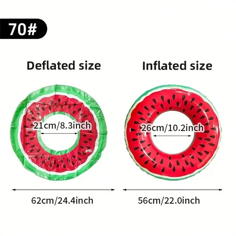 NNEOBA Watermelon Swimming Ring Inflatable Pool Float – NNE Living