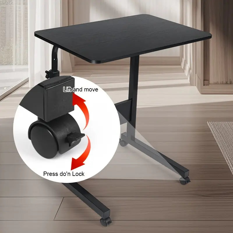 NNETM Black Lift Table Desk with Pulley to Adjust Height – NNE Living