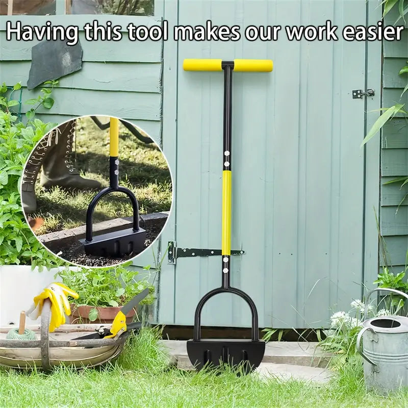 NNETM Full Steel Stand Up Garden Edger: Efficient Lawn Trimming with T ...
