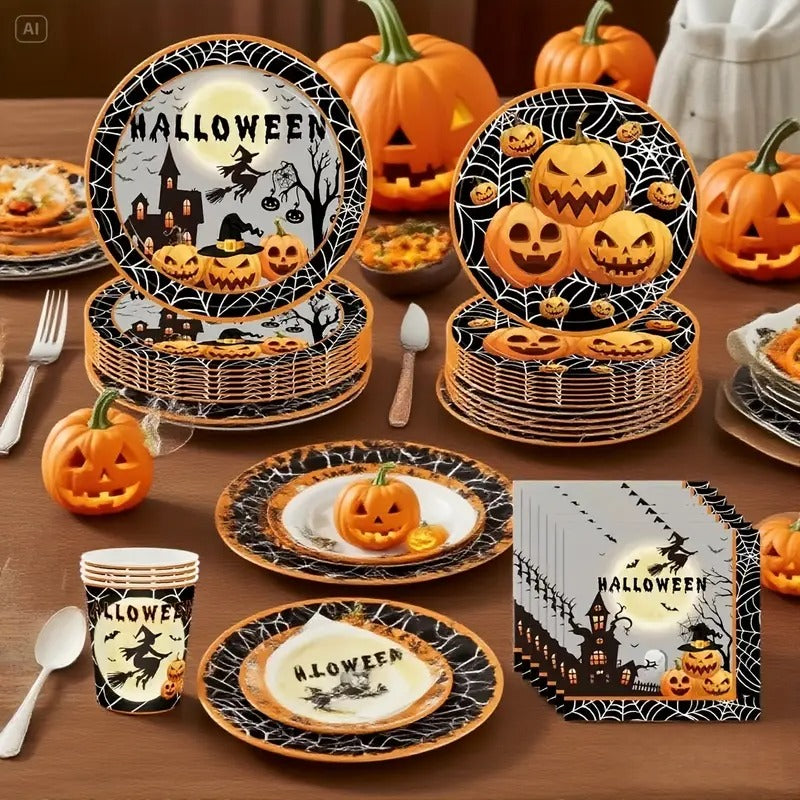 NNETM Halloween Party Dinnerware Set (140pcs) – NNE Living