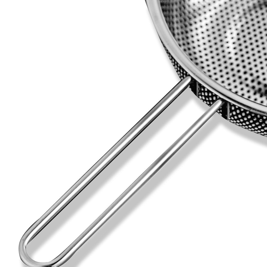 NNEAGS Stainless Steel Perforated Colander Fine Mesh Net Food Strainer ...