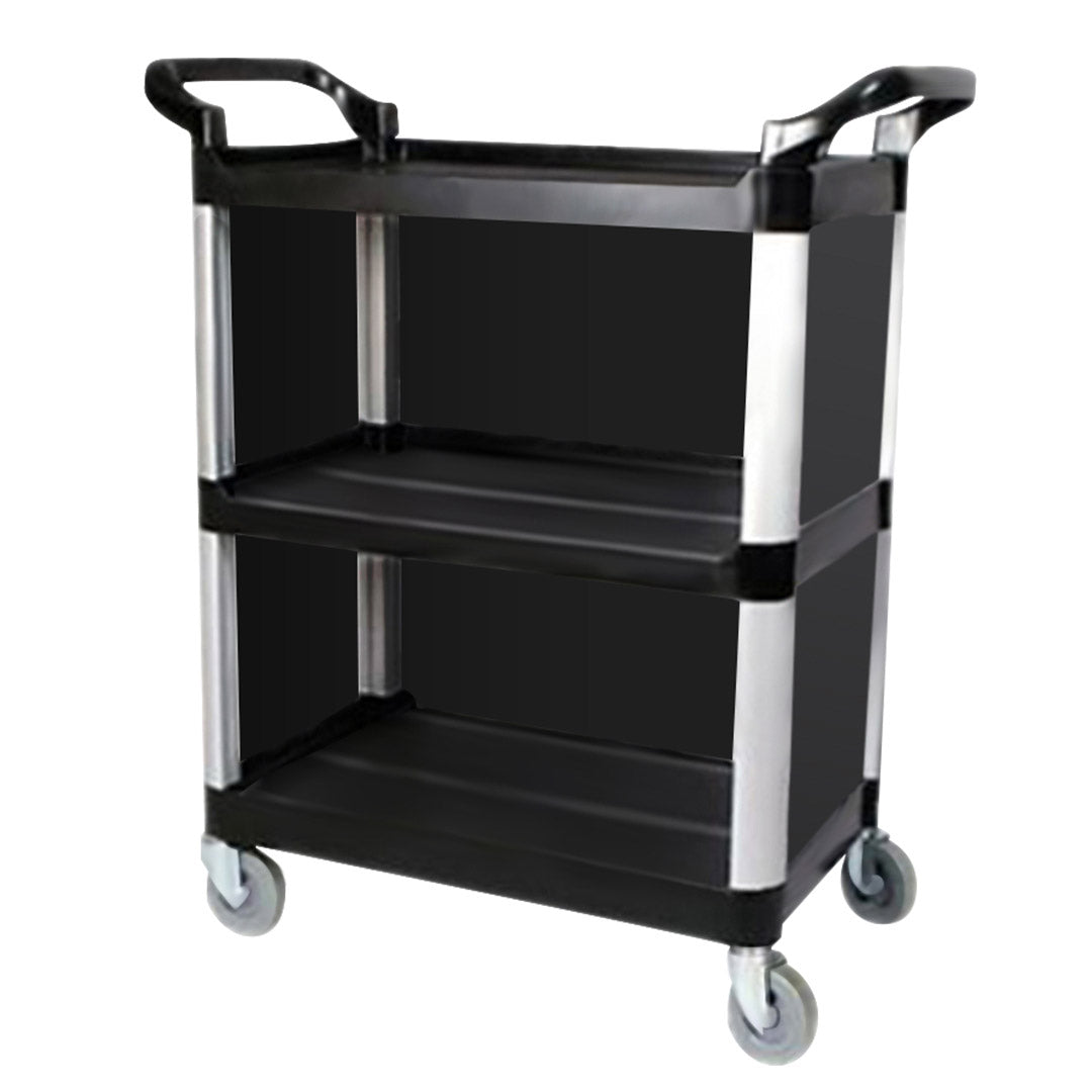 NNEAGS 3 Tier Covered Food Trolley Food Waste Cart Storage Mechanic Ki ...
