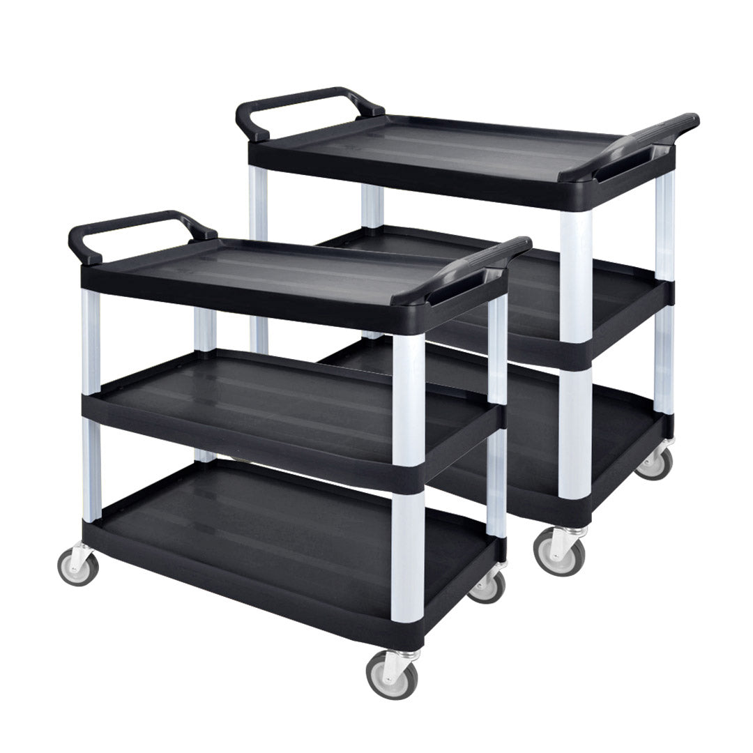 NNEAGS 2X 3 Tier Food Trolley Food Waste Cart Food Utility Mechanic Ki ...