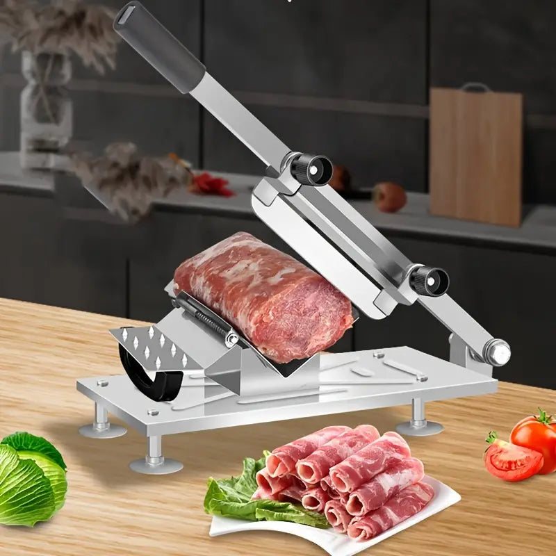 NNETM Precision Kitchen Cutting Tool - Adjustable Thickness Meat, Frui ...