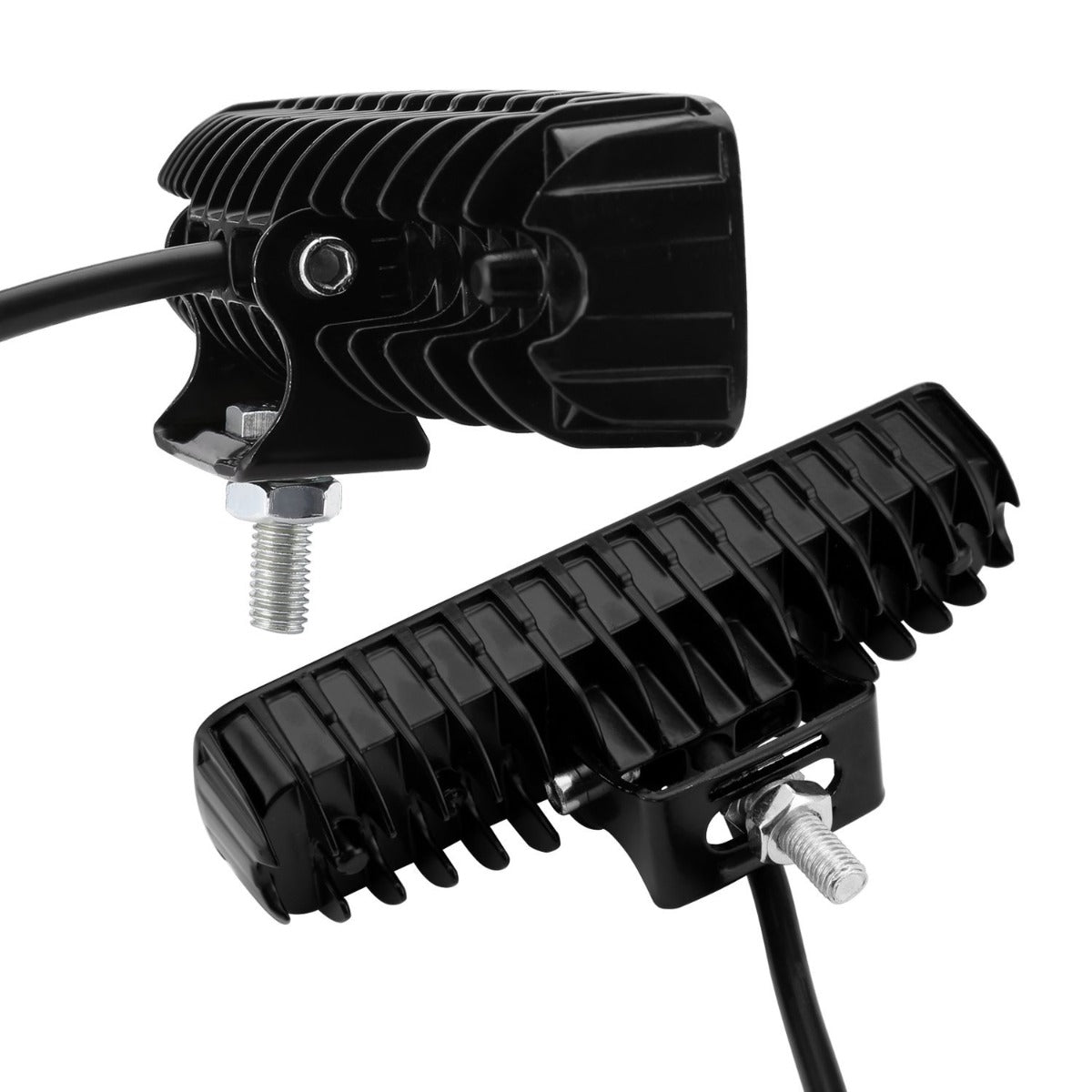 NNEDSZ 2 x 6inch 18W Work Light Bar Driving Lamp Flood Truck Offroad M ...