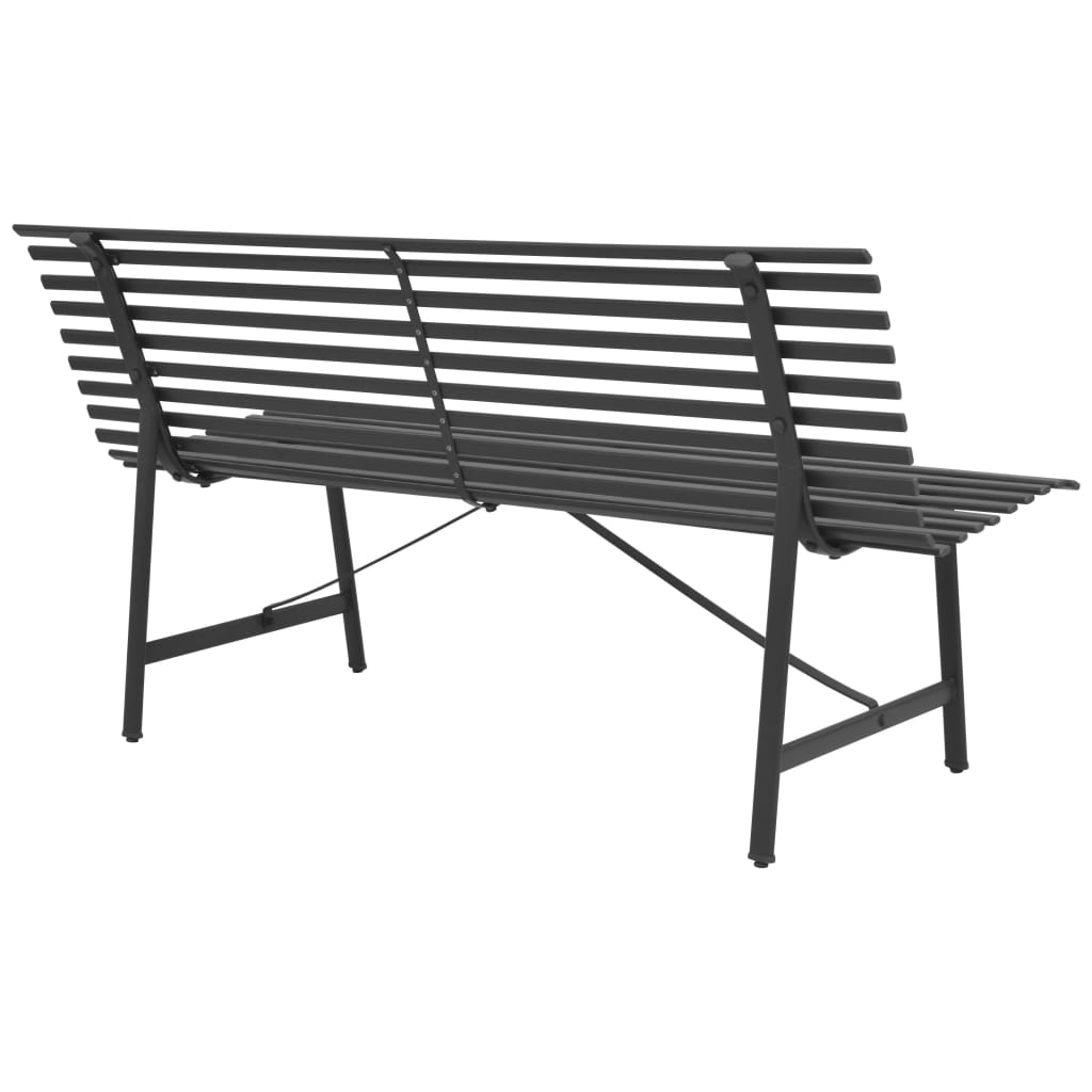 NNEVL Garden Bench 150 cm Steel Anthracite – NNE Living