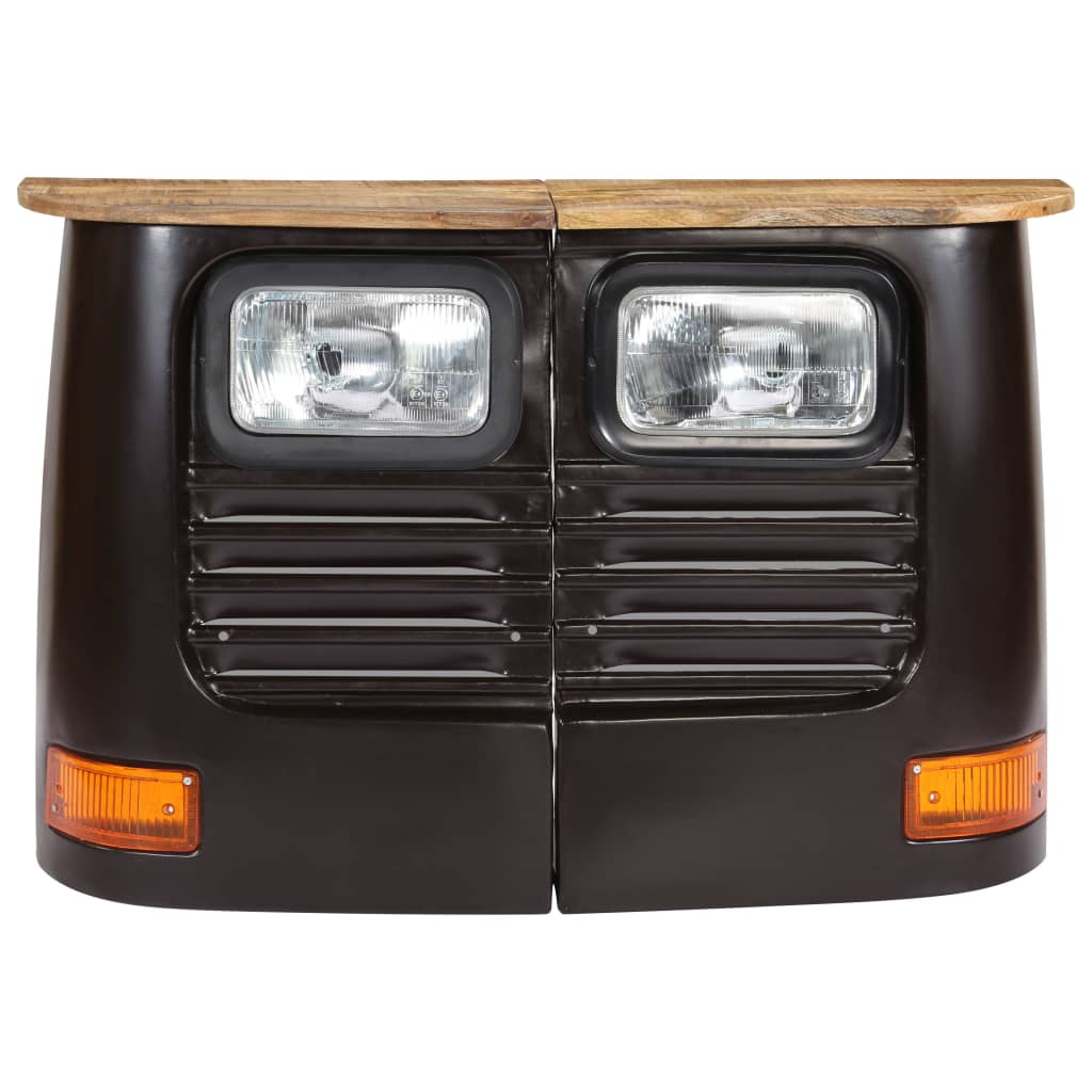 NNEVL Truck Sideboard Solid Mango Wood Dark Grey – NNE Living
