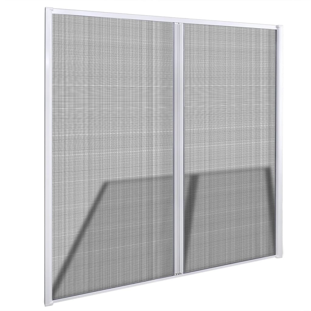 NNEVL White Sliding Insect Screen for Double Doors 215 x 215 cm – NNE ...