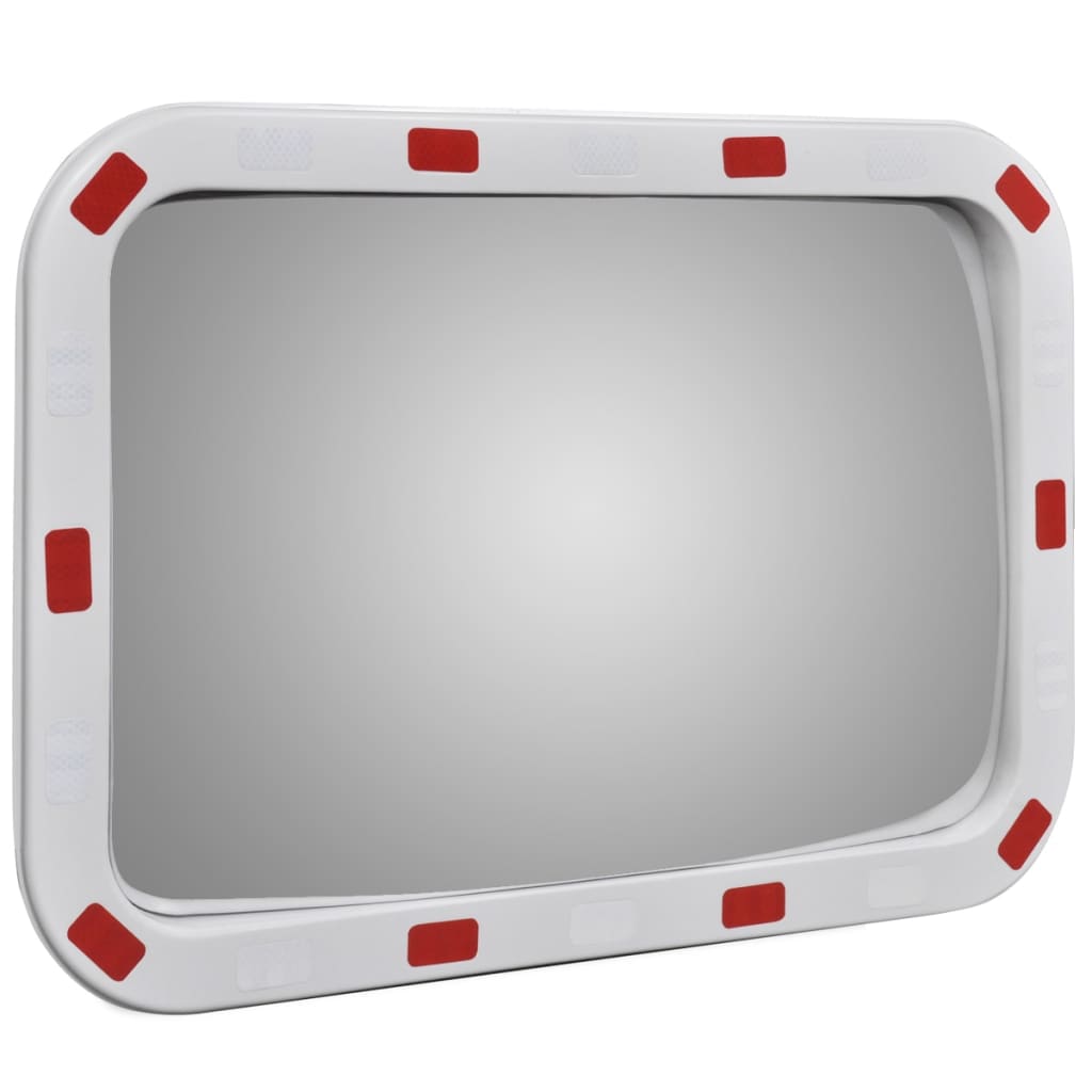 NNEVL Convex Traffic Mirror Rectangle 40 x 60 cm with Reflectors – NNE ...